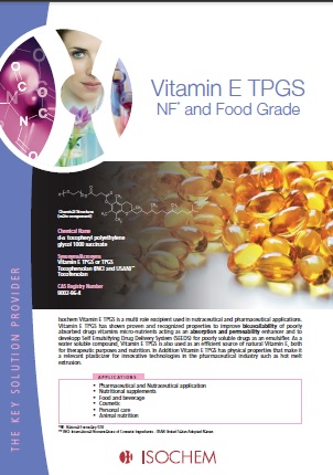 Vitamin E TPGS NF and Food Grade | Pharmaceutical Networking