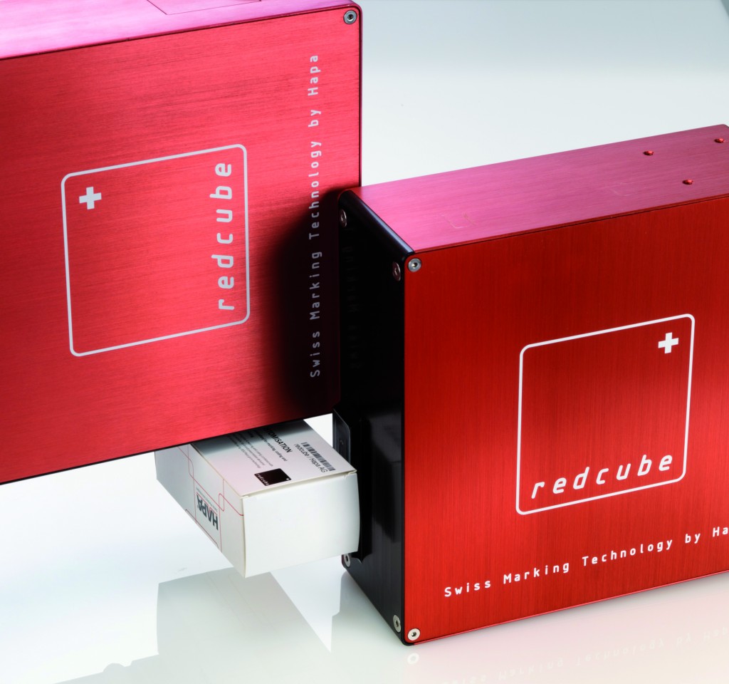 Hapa redcube UV DOD printer – flexible, high-end marking solution