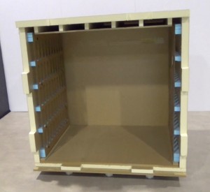 Flat-pack XXL pallet shipper