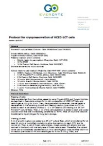 Cryopreservation of HCEC-1CT cells - Protocol | Pharmaceutical Networking