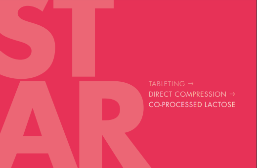 Co-processed lactose grades for direct compression - StarLac®