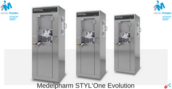 Medelpharm showing STYL’One Evolution ML compaction simulation at ...