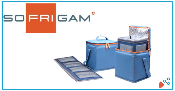 Sofrigam highlighting advanced parcel shippers and patient bags at CCGF ...