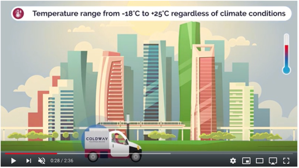 Sofrigam highlights Coldway autonomous refrigeration