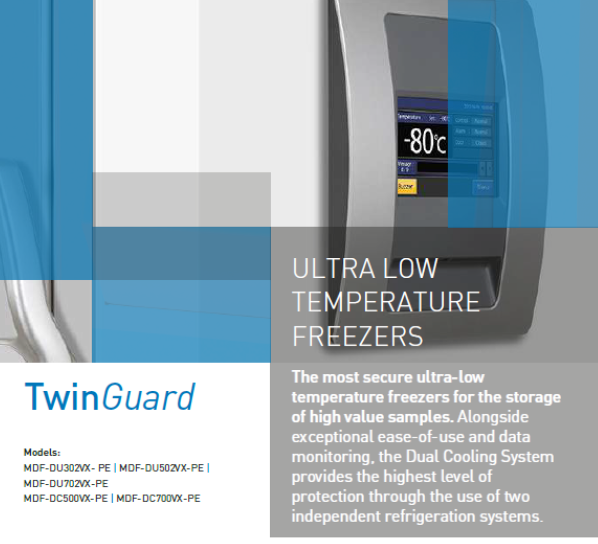 Ultra Low Temperature Freezers - TwinGuard