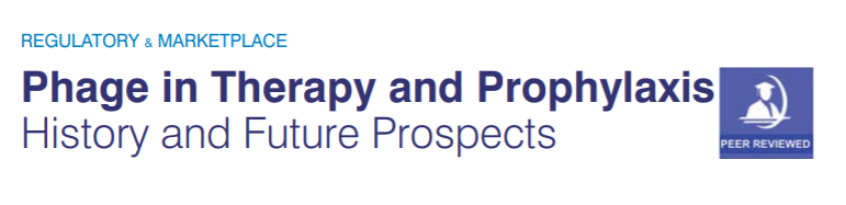 Phage in Therapy and Prophylaxis - History and Future Prospects