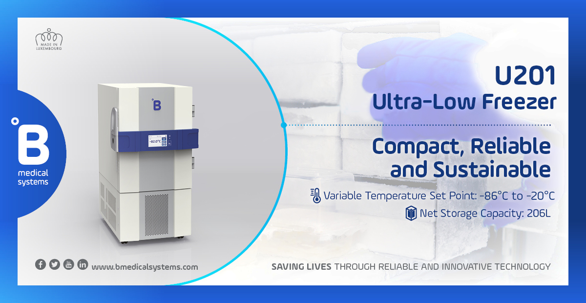 B Medical Systems’ Ultra-Low Freezer U201