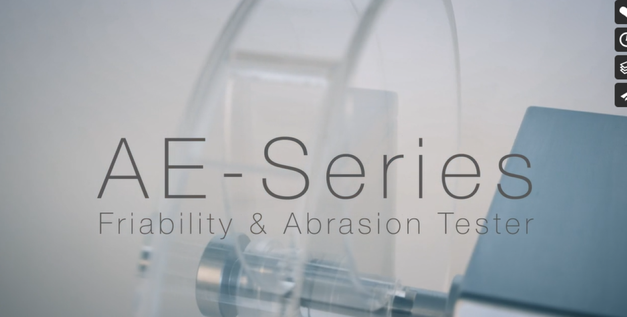 AE-Series - Friability and Abrasion Tester for Tablets - Charles Ischi AG