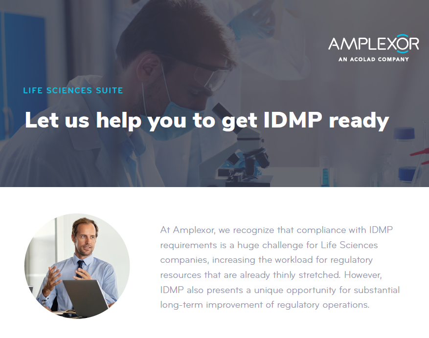 Amplexor ProductExpert™ - helping companies become IDMP compliant