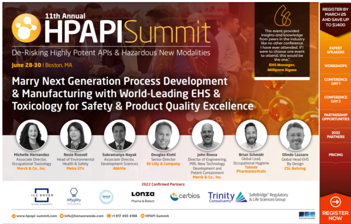 Cerbios-Pharma debuts at 11th Anniversary HPAPI Summit Boston