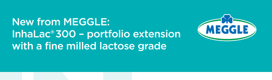 New from MEGGLE InhaLac® 300 - fine milled lactose grade