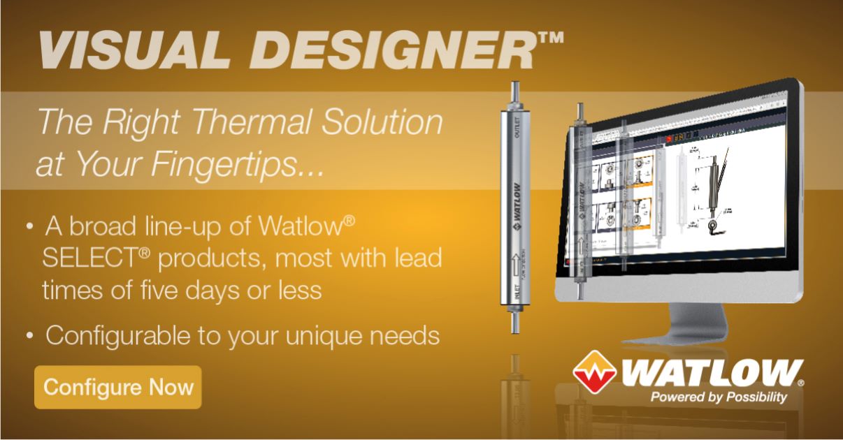 Innovative Watlow SELECT® Visual Designer tool