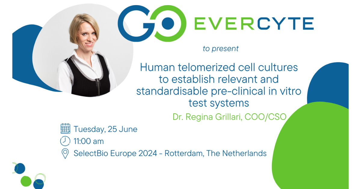 Evercyte at SelectBIO Europe 2024 Congress