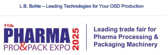 L.B. Bohle showing advanced tableting solutions at India’s Pharma Pro ...
